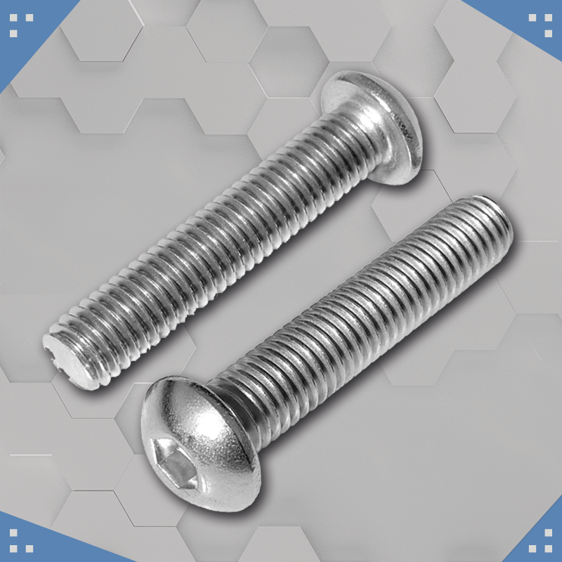 Parafuso Cabeça Abaulada com Sextavado Interno - Parafusos Curitiba